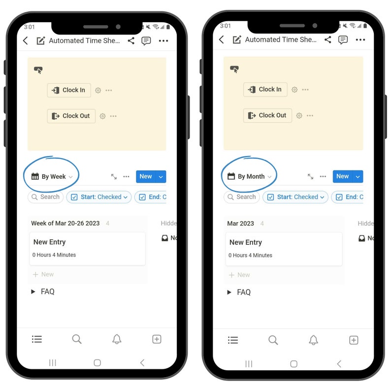 Automate Your Time Sheet, Timesheet Notion Template to Make Tracking ...