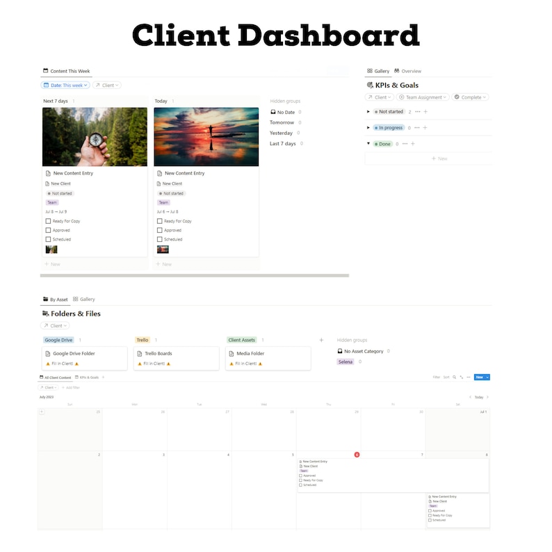 Content Agency Operating System, Digital Marketing Agency Template for Content Management ...