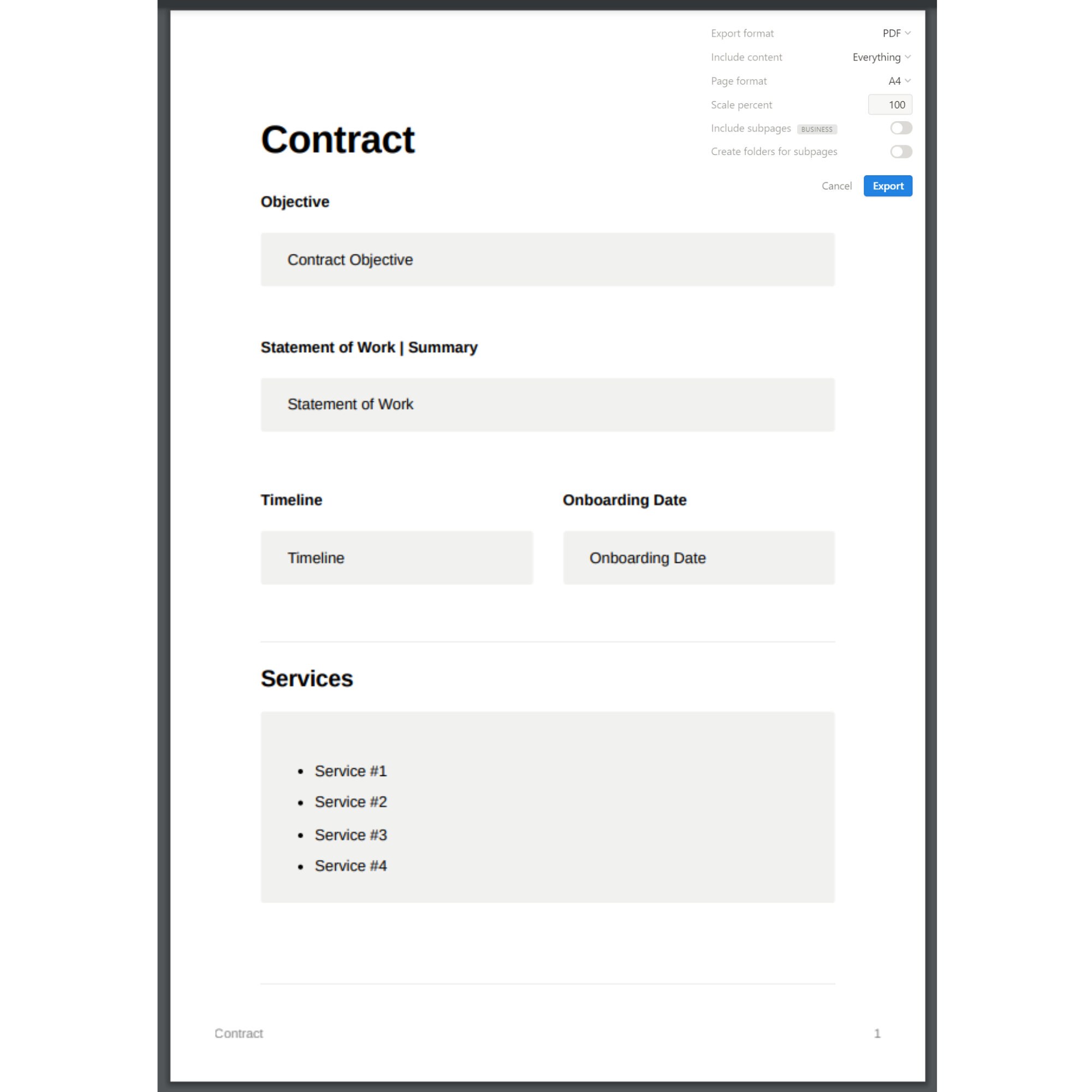 Notion Template for Freelancers, Invoice, Onboarding & Contract ...