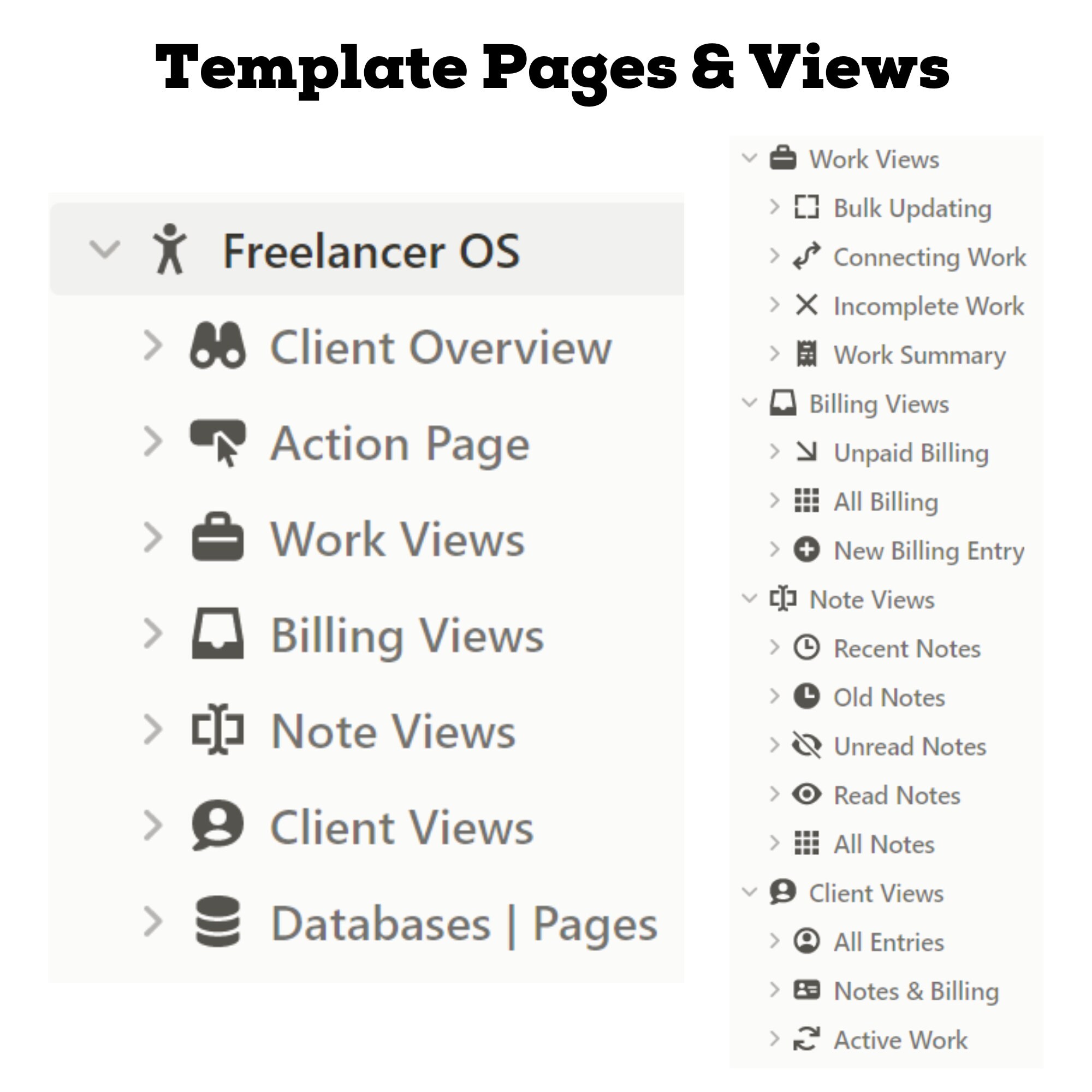Freelancer Operating System Notion Template for Client Work Management, All-in-one Freelancer ...