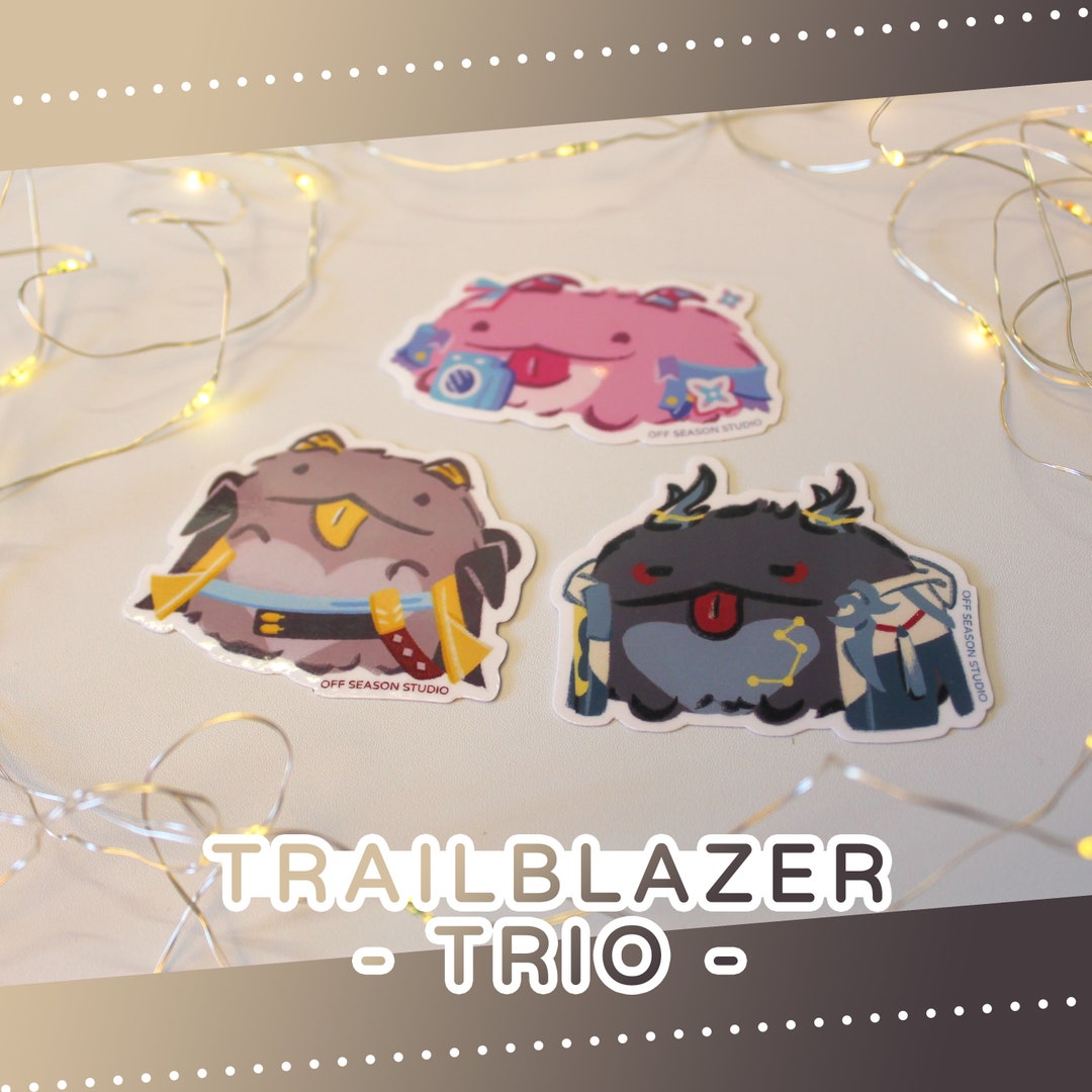Trailblazer Trio Sticker Set 3-pack | Honkai Star Rail, Dan Heng, March ...