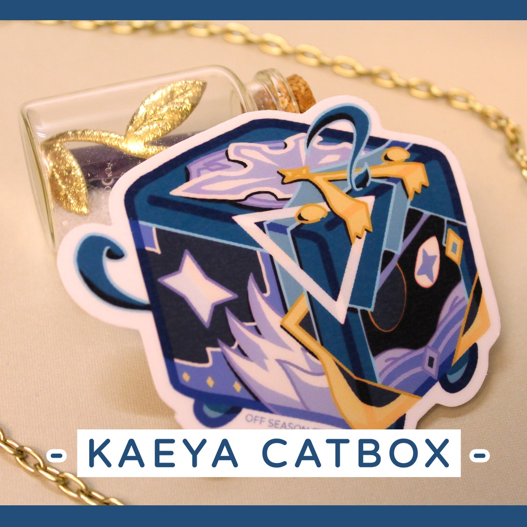 Kaeya Catbox Sticker | Genshin Impact, Kaeya, Kirara, Komaniya Express ...