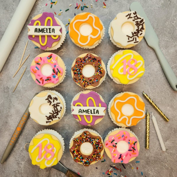 Fondant Cupcake - Etsy