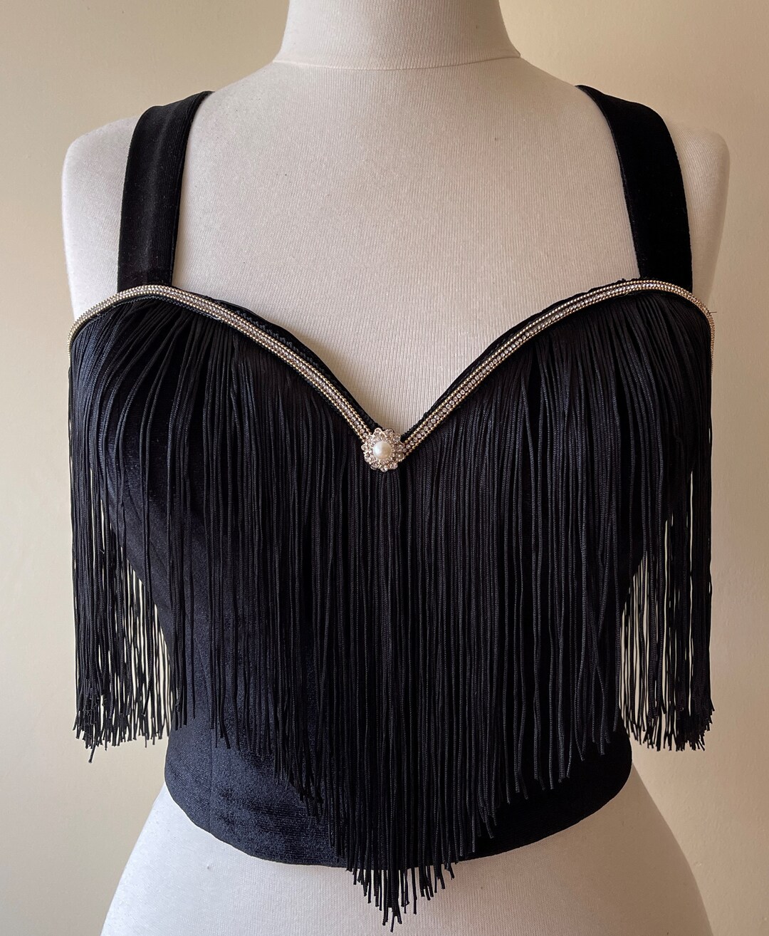 Handmade Velvet Top Bustier Corset Wedding Dress Haute Couture Single ...