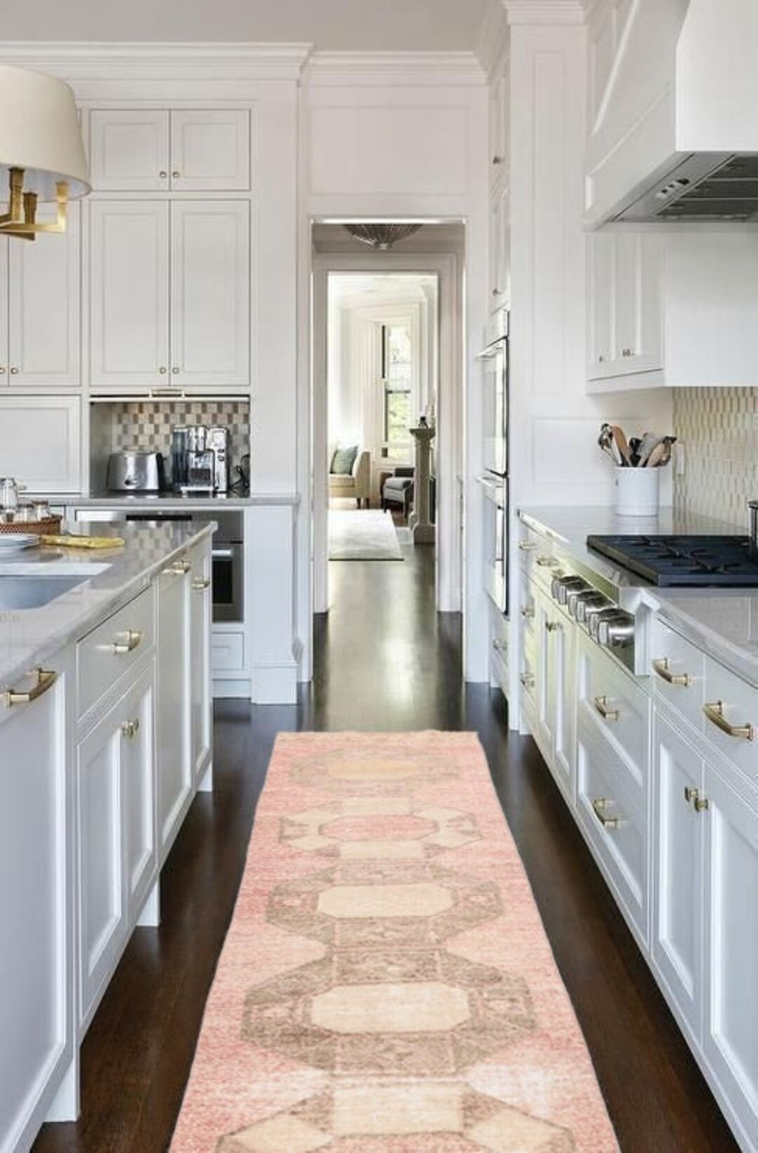 3x14 Extra Long Vintage Runner Rug, Turkish Cottagecore Aesthetic ...