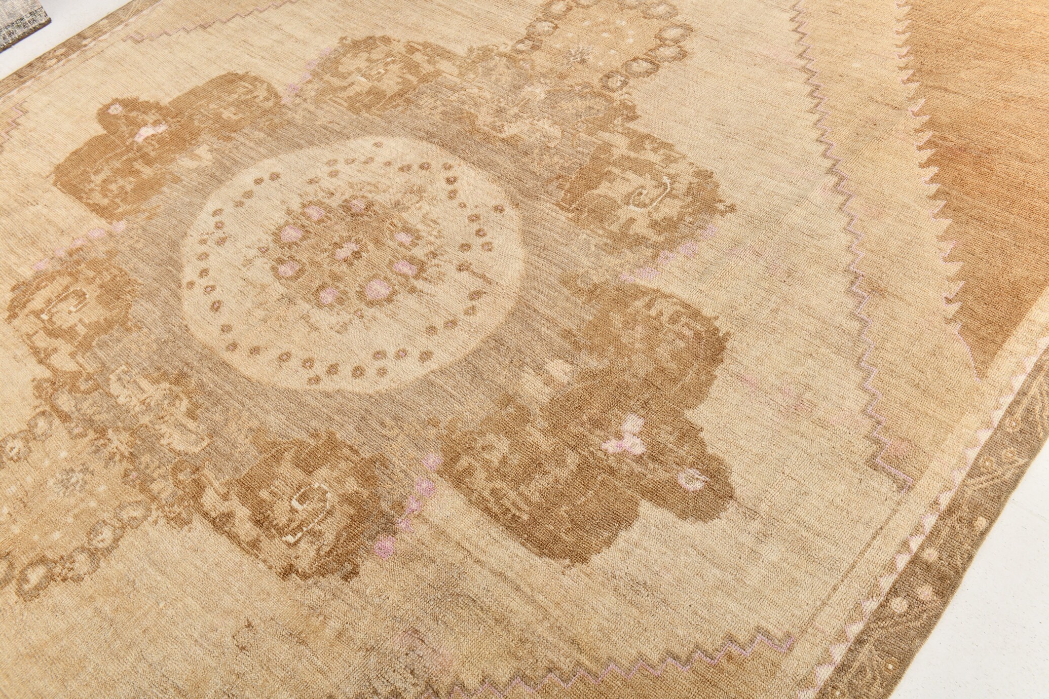 8x10 Beige Vintage Rug, 8x10 Brown Persian Rug, 8x10 Wool Rug, Earth ...