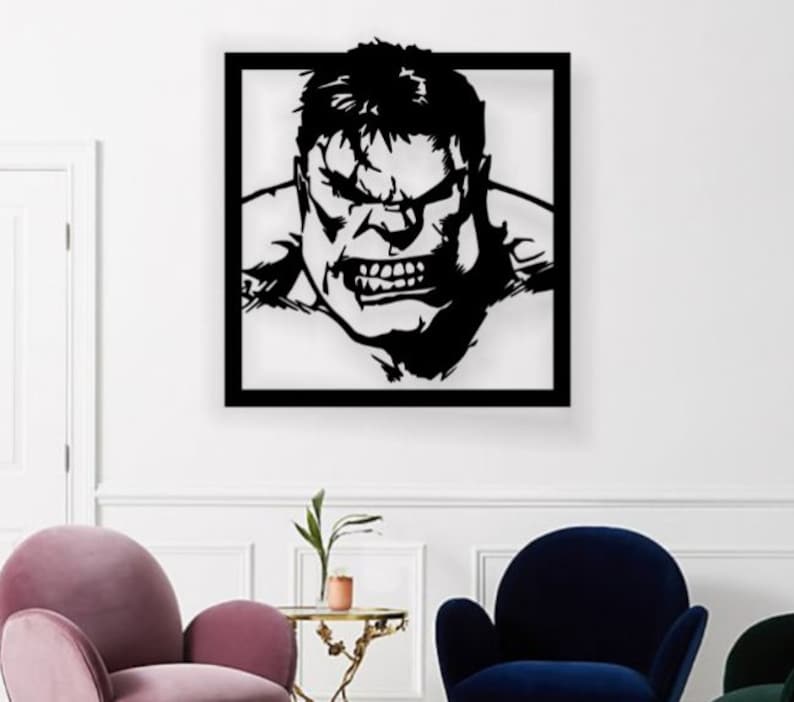 Laser Cut Hulk Model Wall Art Cdr Dxf Svg File - Etsy