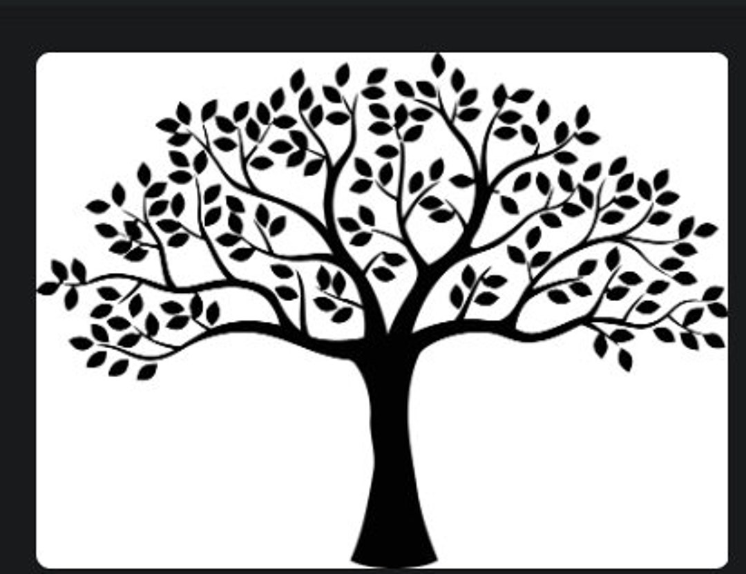 Wall Decor Tree Cdr Svg Dxf Aı File - Etsy