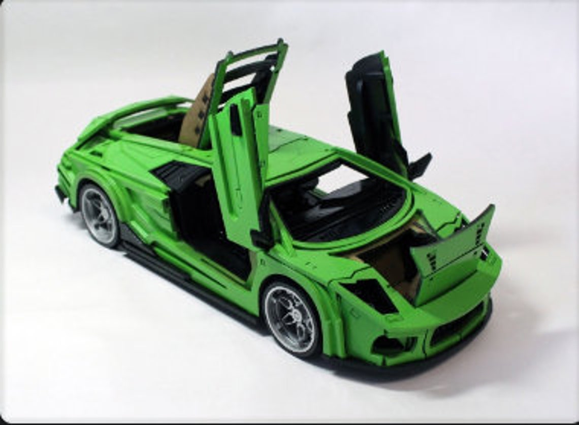Laser Cut Racing Car 3D Puzzle Cdr Dxf Svg Ai File - Etsy