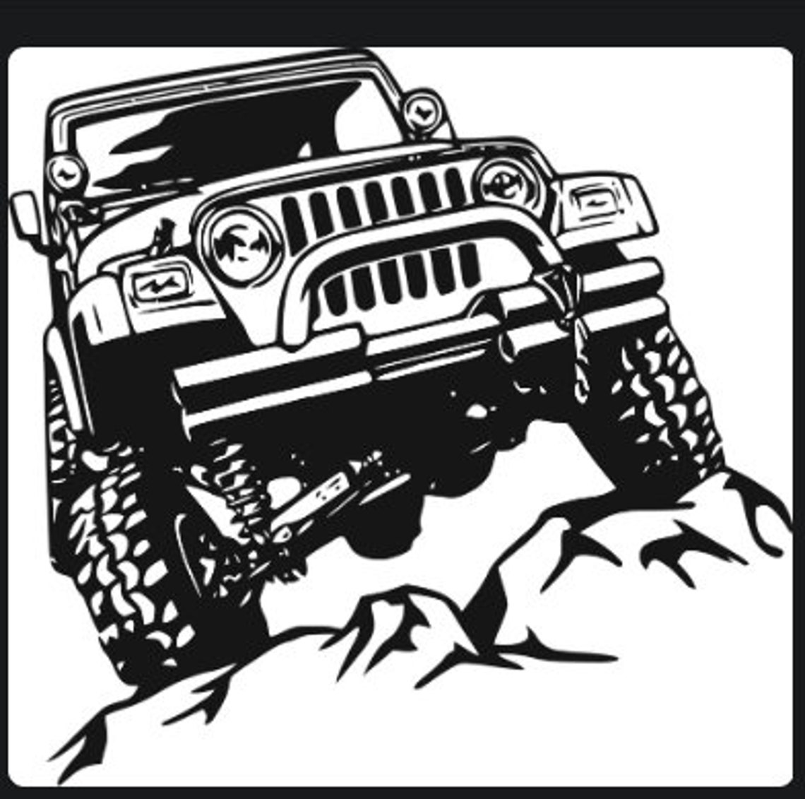 Offroad Sticker Cdr Dxf Aı Svg File - Etsy
