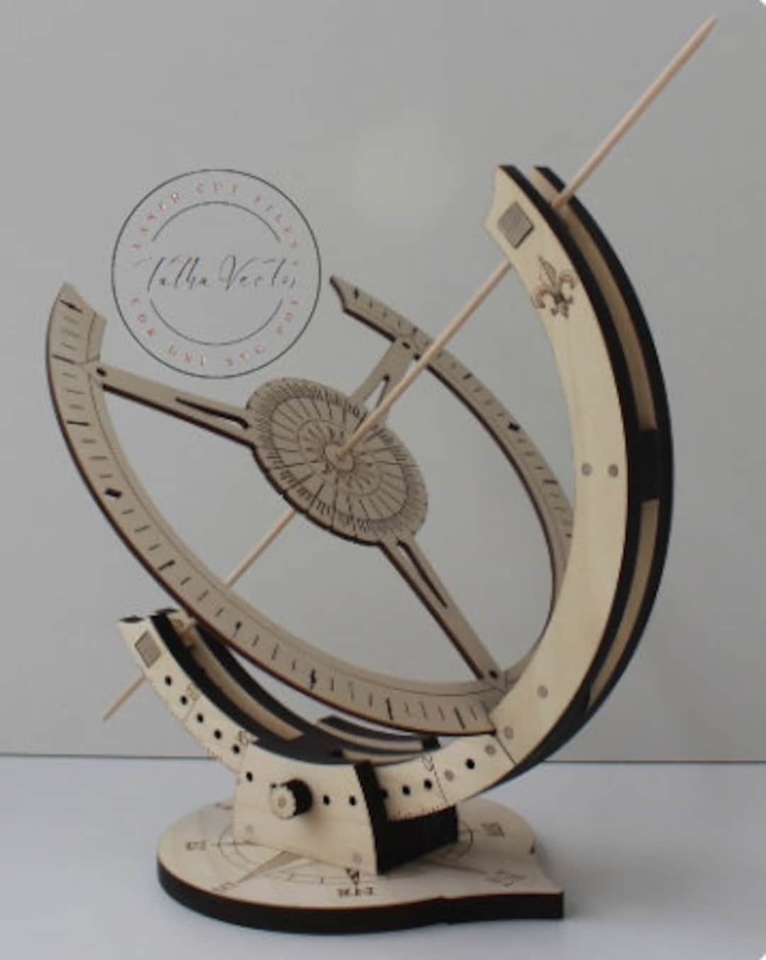 Laser Cut Sundial 3D Puzzle Cdr Dxf Svg Pdf File Vector - Etsy Australia