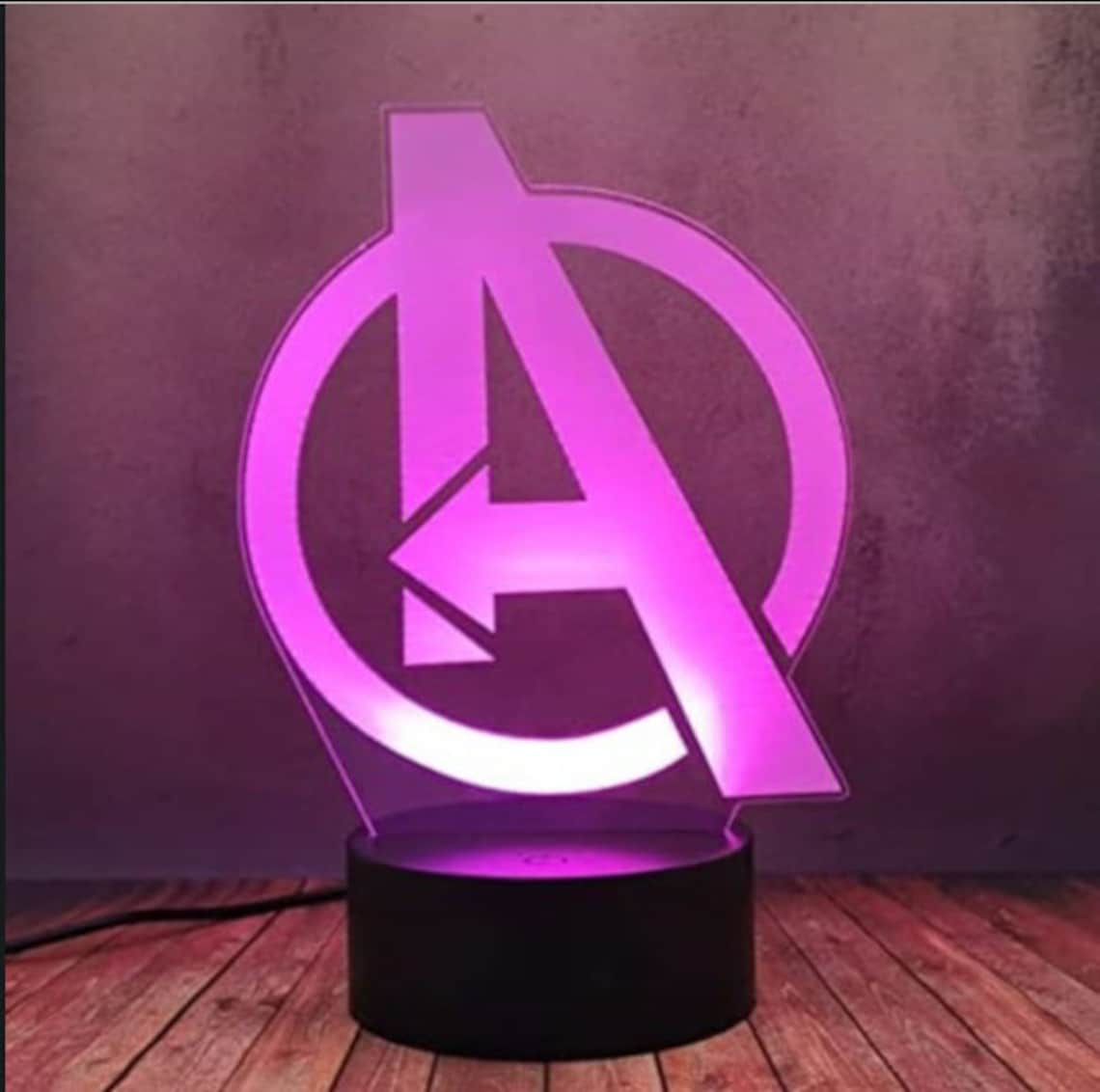 Laser Cut 3D Illusion Acrylic LED Lamp Cdr Dxf Svg Ai File - Etsy