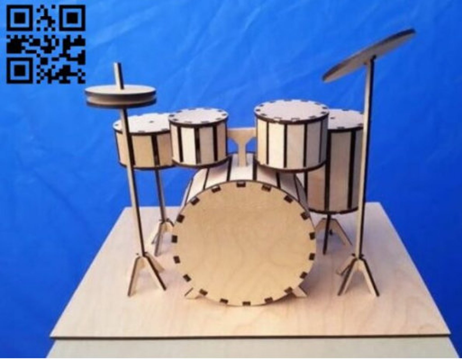 Laser Cut Model Drum Set Cdr Dxf Svg Pdf File - Etsy