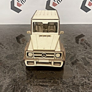 Laser Cut Mercedes G-class 3D Wooden Model Cdr,svg,ai,dxf File - Etsy