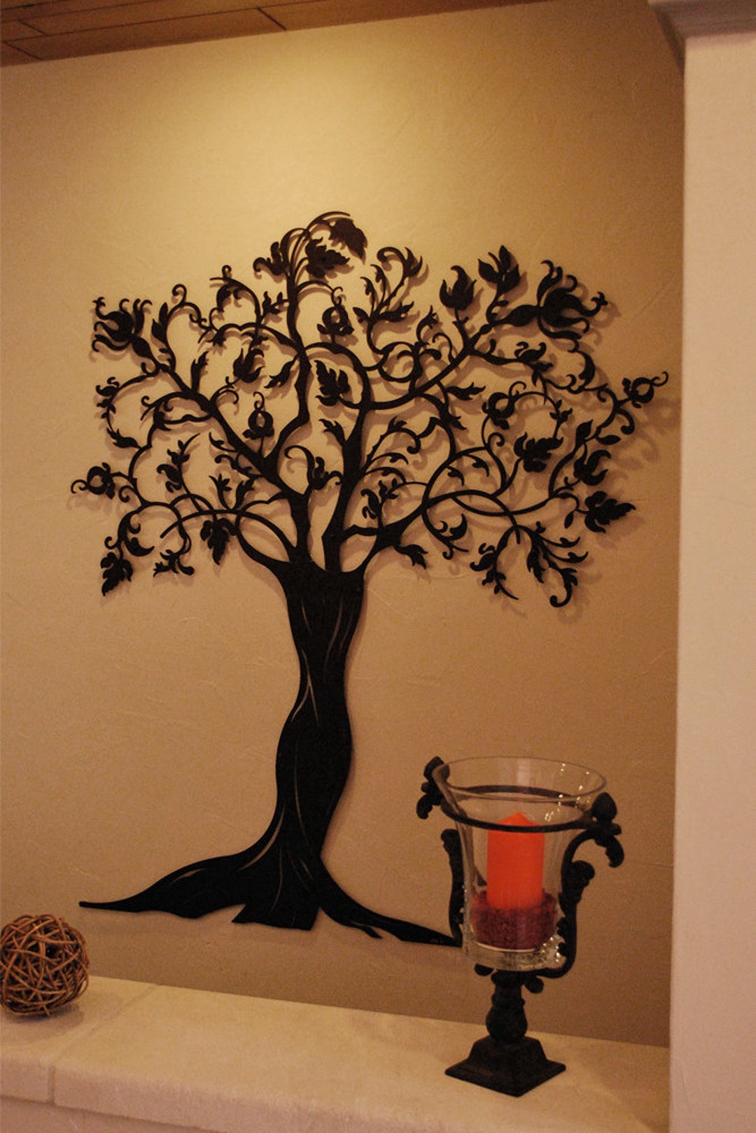 Laser Cut Big Tree Wall Decor Cdr Dxf Svg Ai File - Etsy