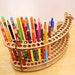 Laser Cut MDF Pencil Organizer Desk Pen Holder Cdr Dxf Svg Ai File - Etsy
