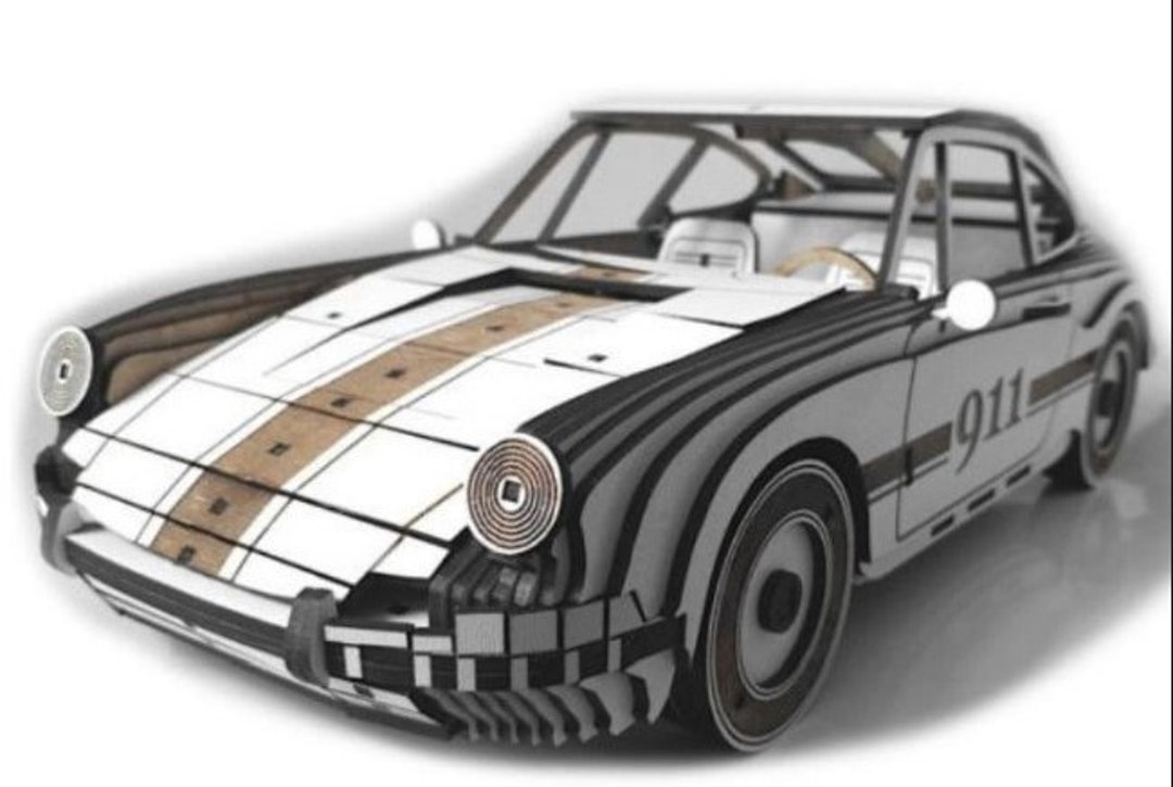 Laser Cut Race Car Model Cdr Dxf Svg Ai File - Etsy
