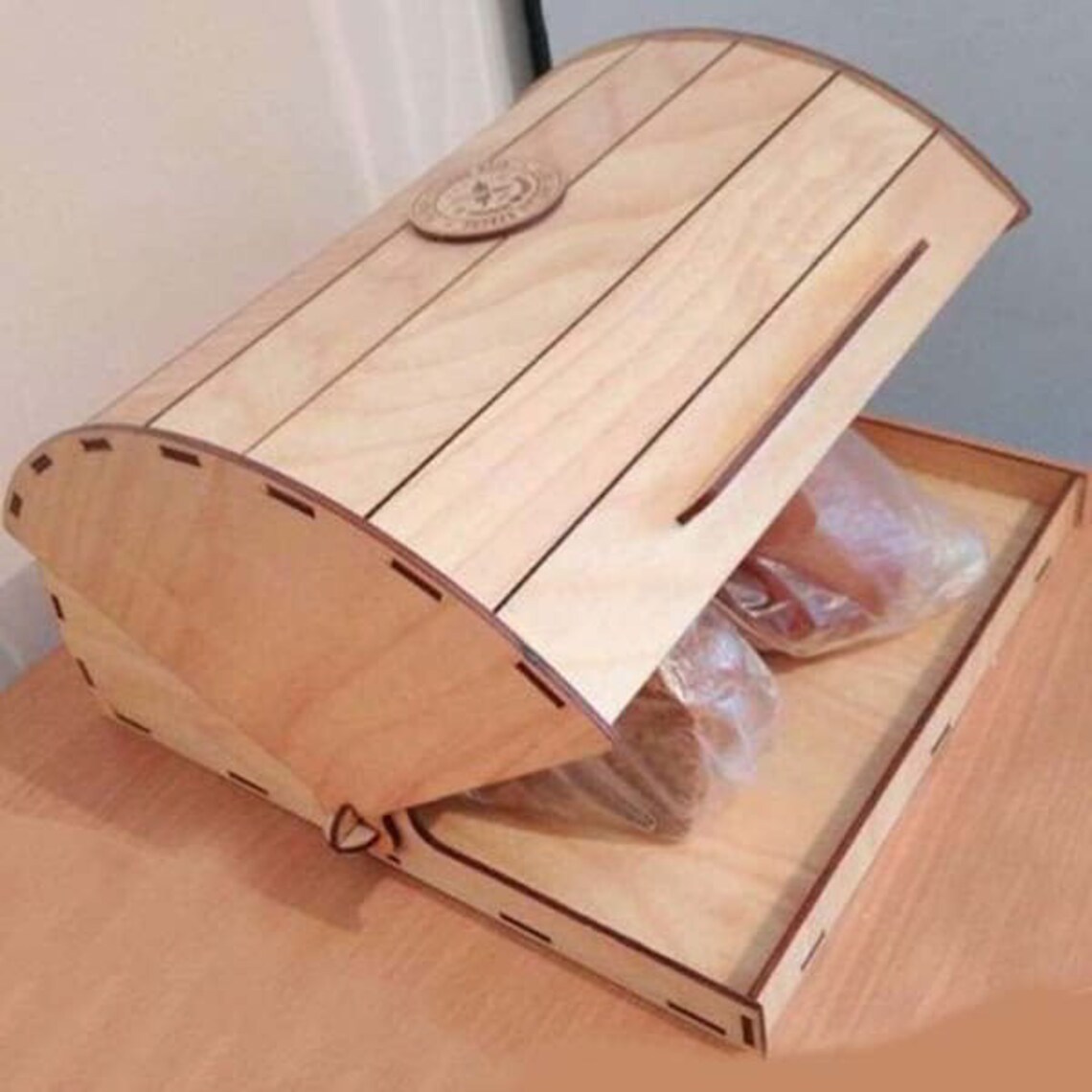 Laser Cut Model Bread Box Cdr Dxf Svg Pdf File - Etsy Canada