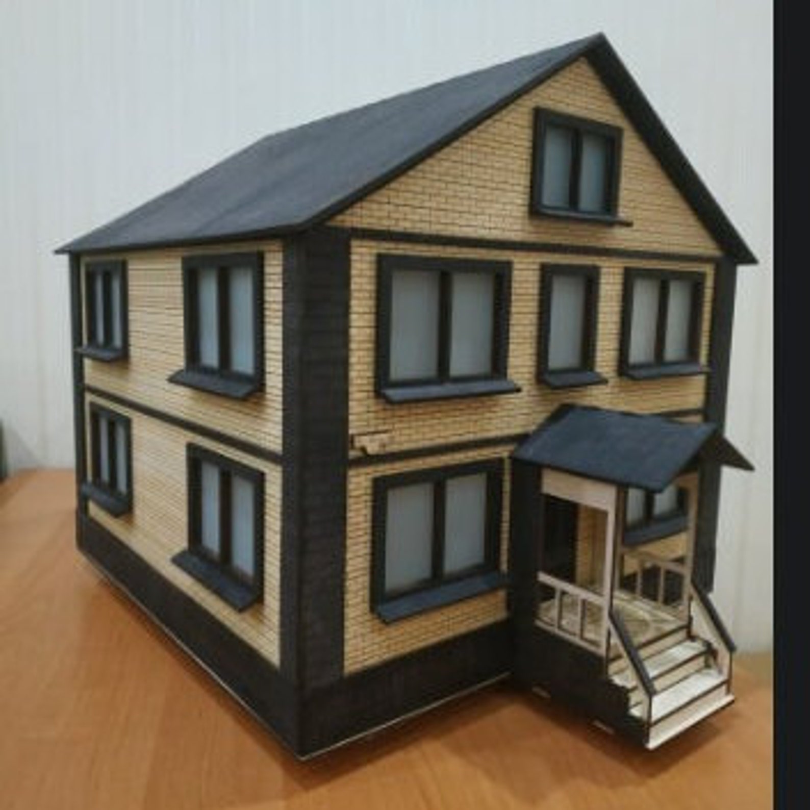 Laser Cut Wooden House Model Cdr Dxf Svg Aı File - Etsy UK