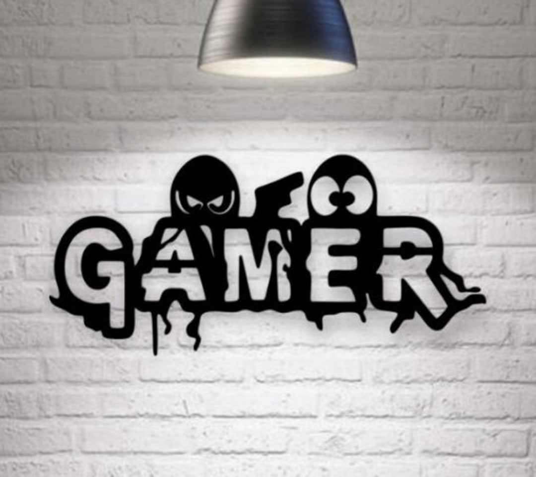 Laser Cut Gamer Wall Art Cdr Dxf Svg Pdf - Etsy