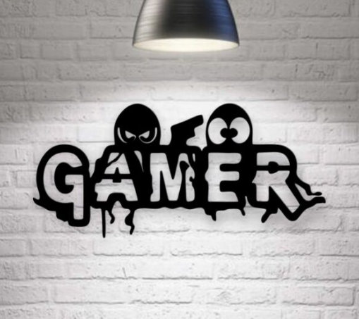 Laser Cut Gamer Wall Art Cdr Dxf Svg Pdf - Etsy