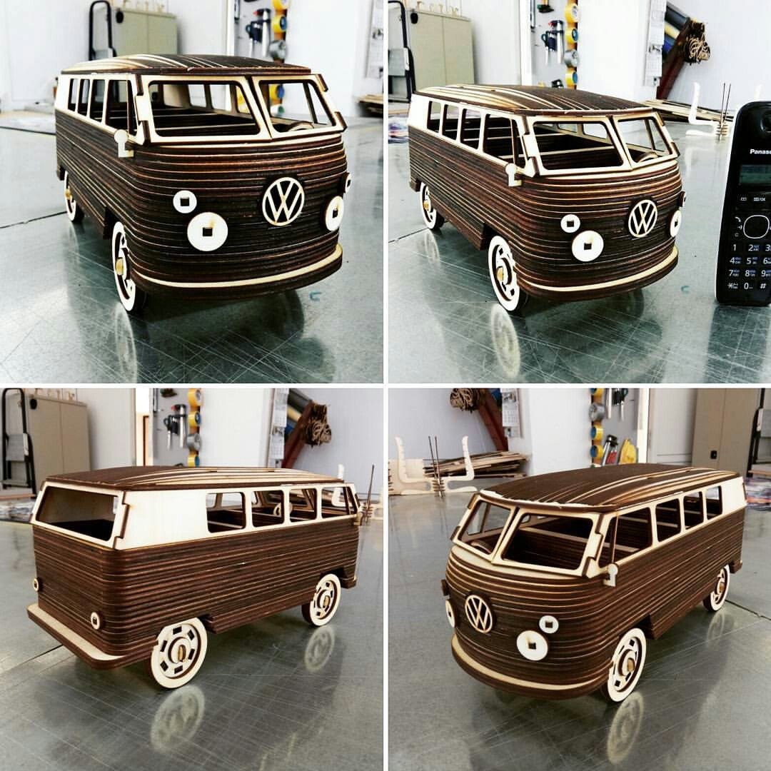 Laser Cut VW Camper Van Cdr Dxf Pdf Svg File - Etsy Canada