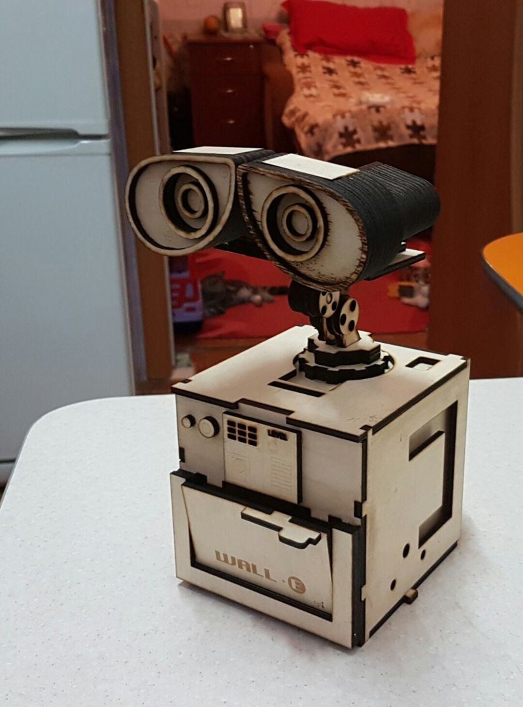 Laser Cut Wooden 3D Robot Puzzle Cdr Dxf Svg Ai File - Etsy