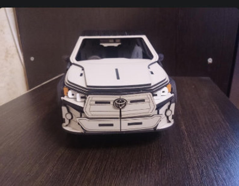 Laser Cut Toyota Hilux 3D Cutting Hdf 2 5mm Cdr Dxf Svg Aı File - Etsy