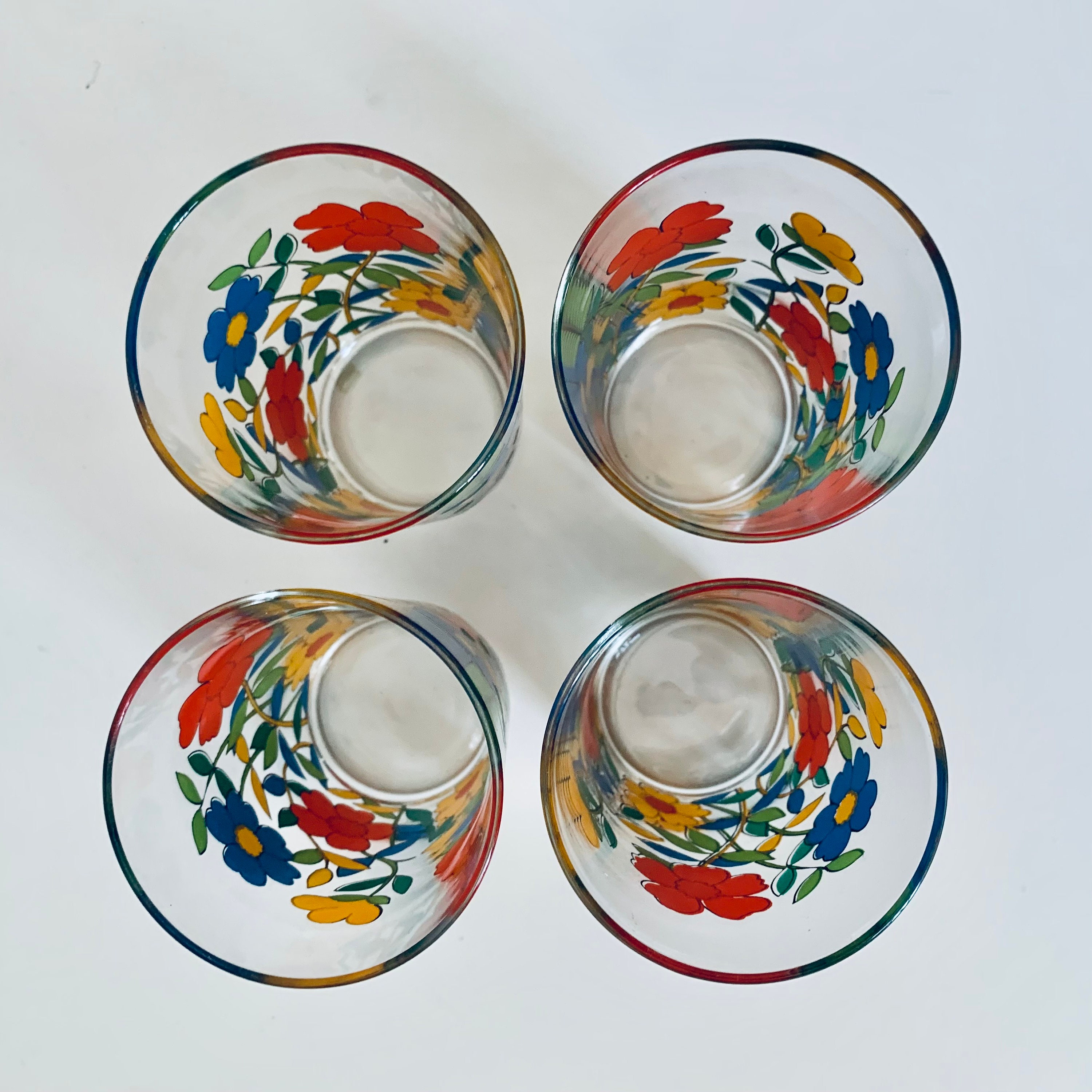 Glass Lemonade Set With Pitcher and Four Glasses - Etsy