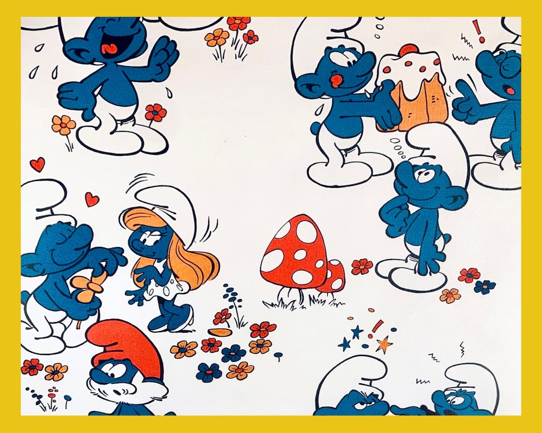 Authentic 1970s SMURFS you're the One I Want - Etsy