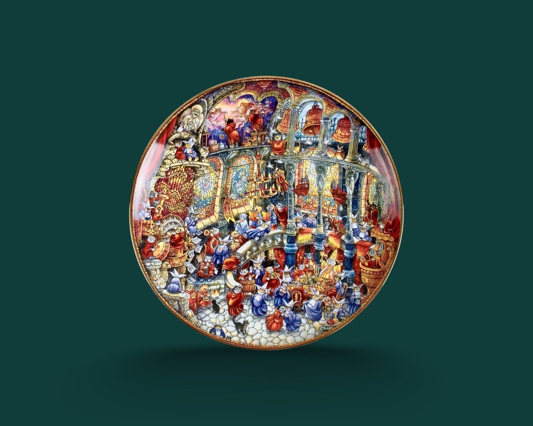 Royal Doulton holy Cats Plate by Bill Bell Limited Edition Vintage Fine ...