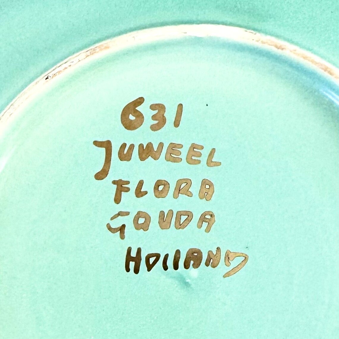 Vintage Flora Gouda Bowl: 1950s Dutch Ceramic Jewel Design - Etsy
