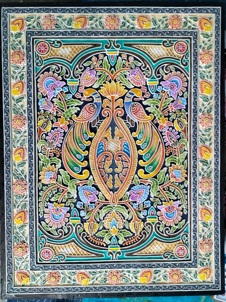 Customised Hand Painted Relief 3D Art Work - Etsy