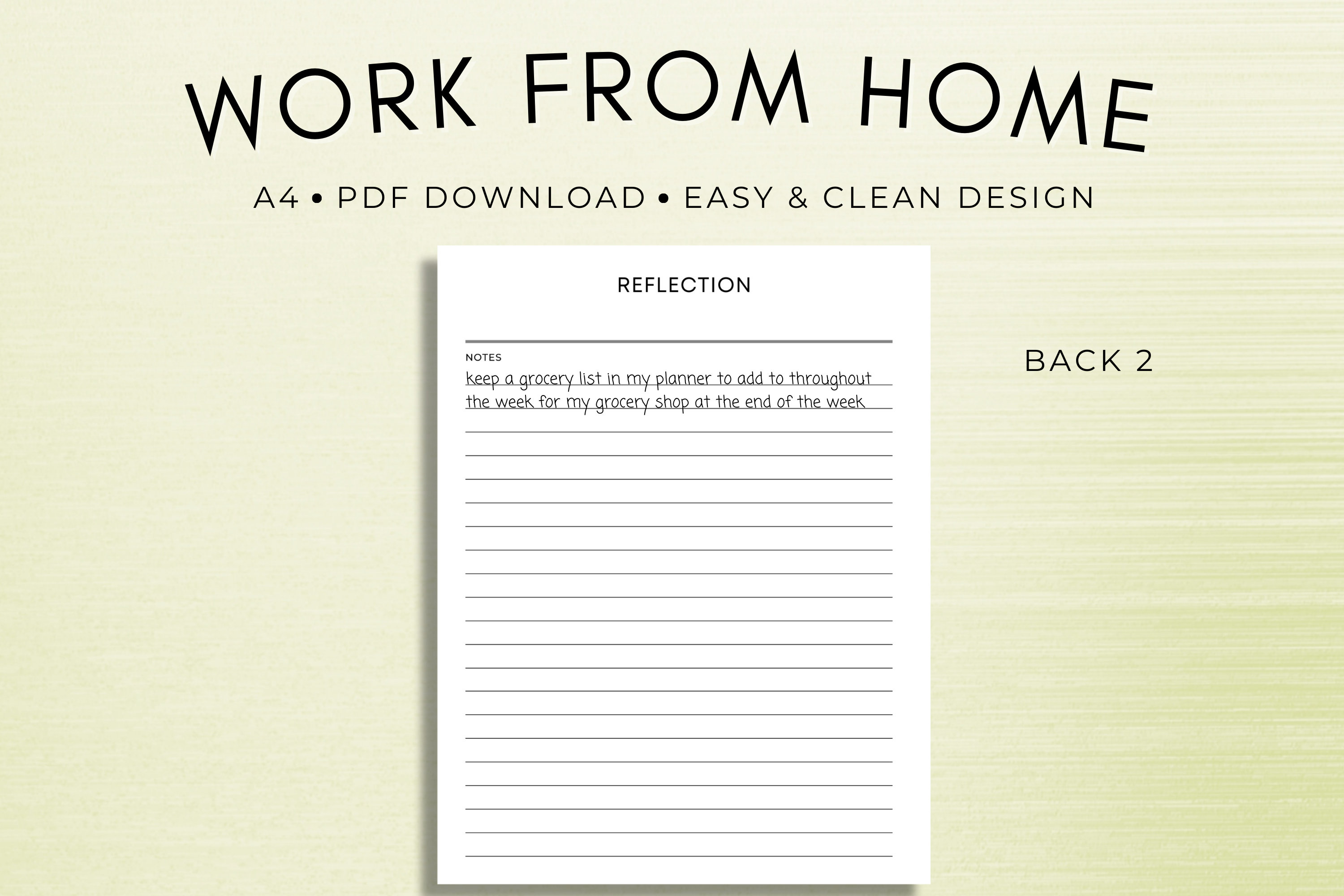 Work From Home Planner, Printable, Remote Work Schedule Tracker ...