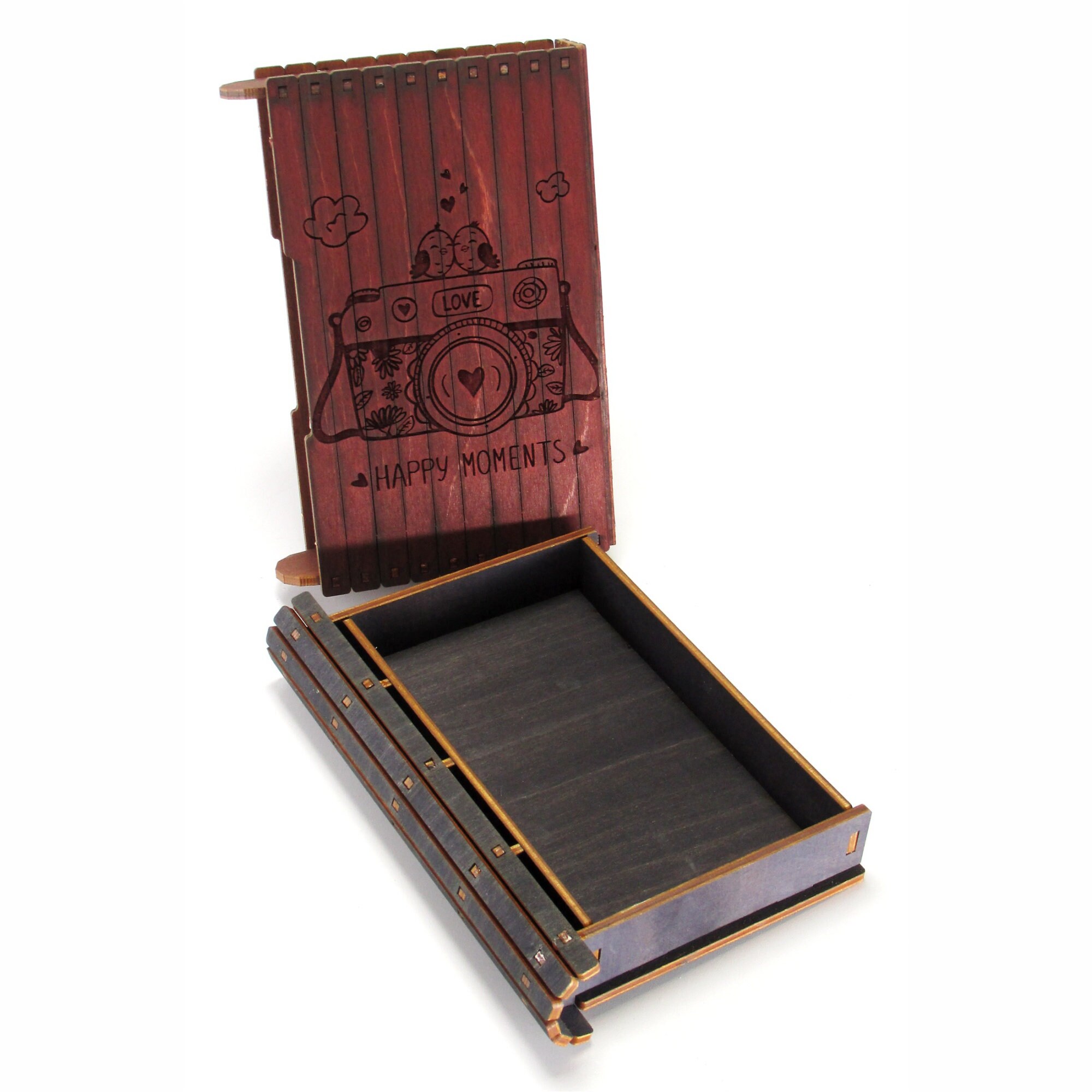 Slider Large Wooden Book Box Template for DIY Projects - Etsy