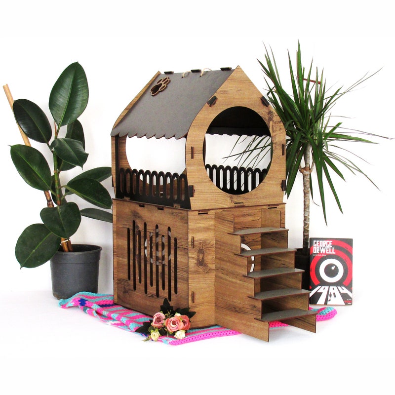 Wlo Wood Dog House - Etsy