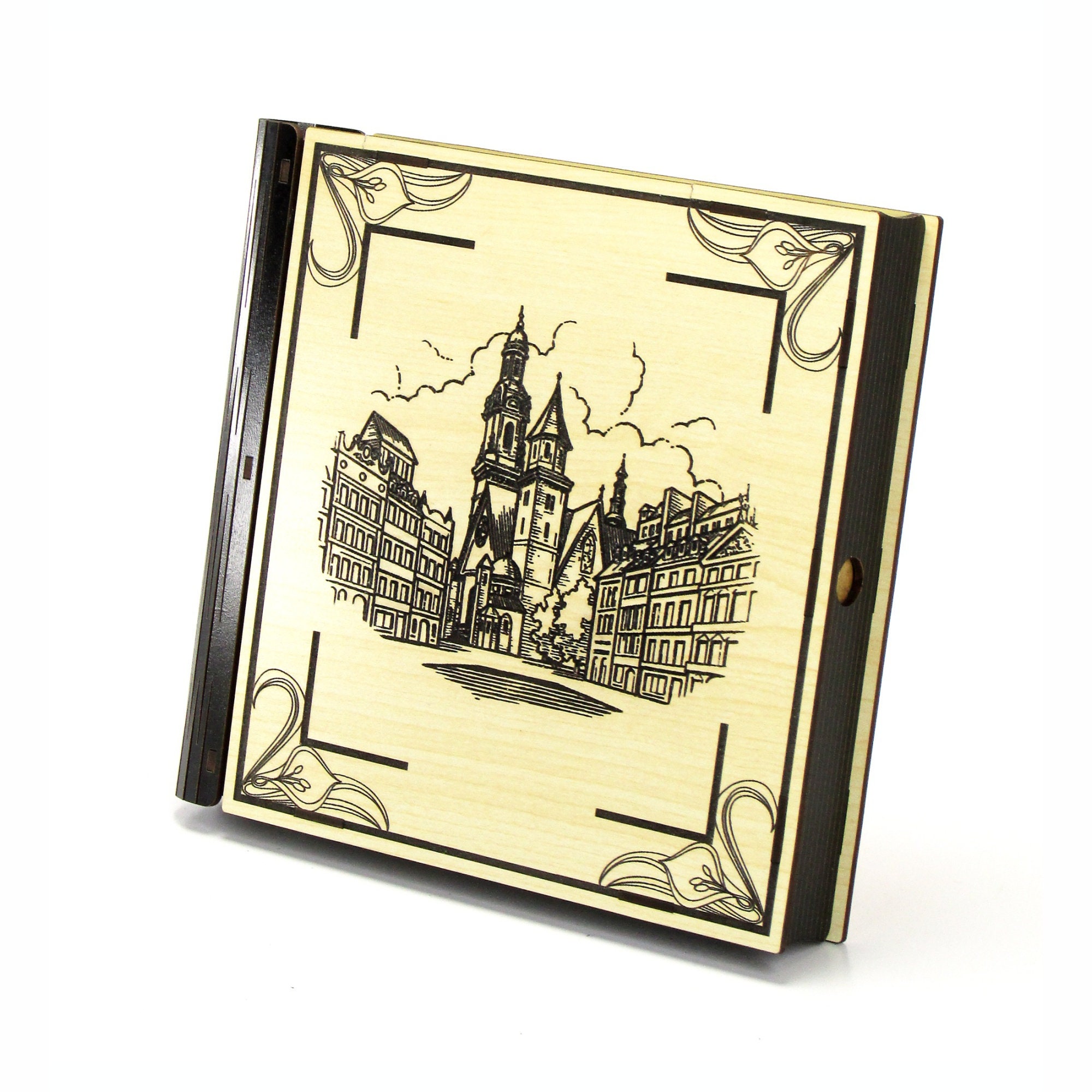 Custom Design: Sliding Multi-purpose Wooden Book Box Template Chocolate ...