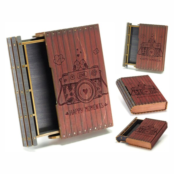 Wooden Book Cover - Etsy