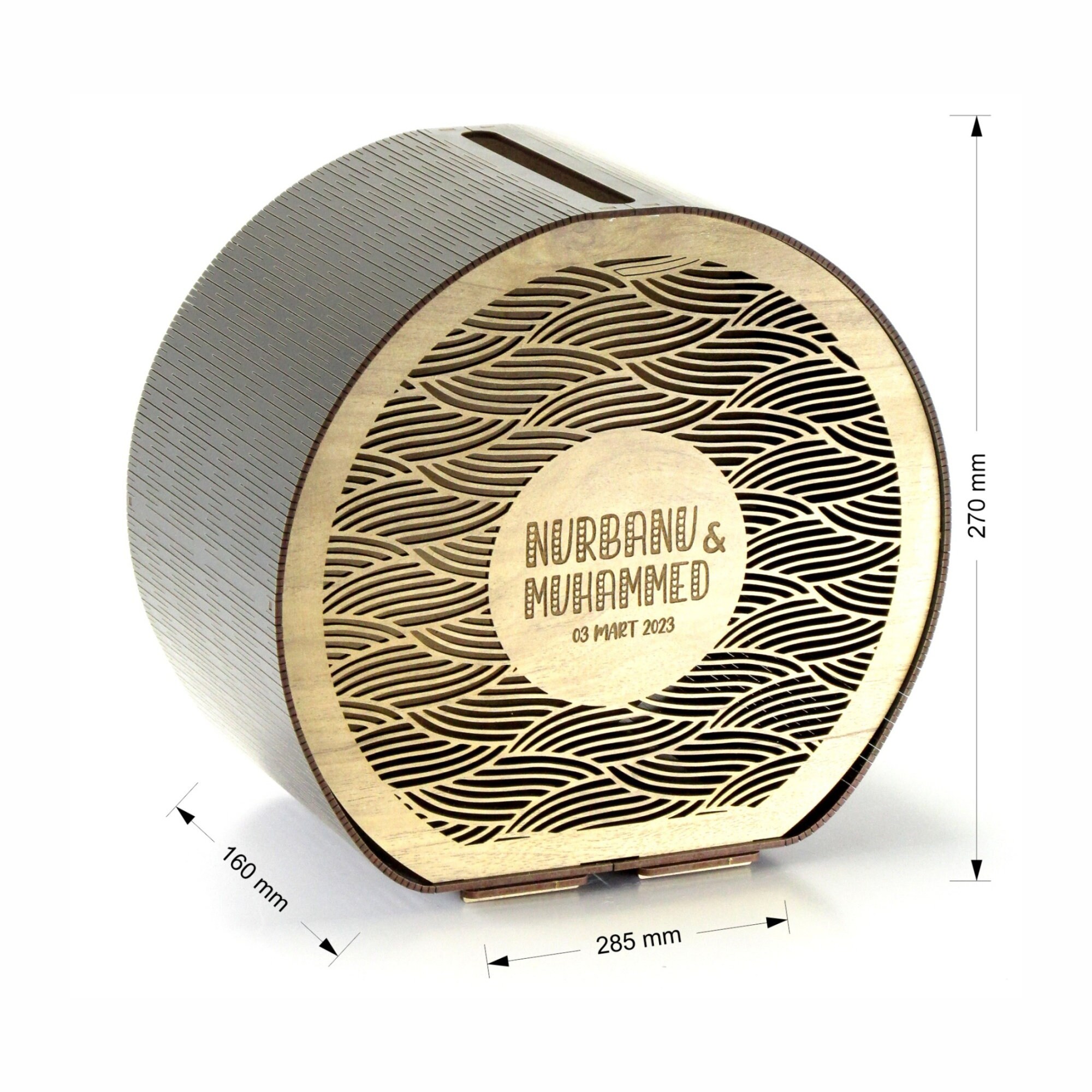 Circle Wedding Card Box Template Make Your Card Box Choice Easier ...