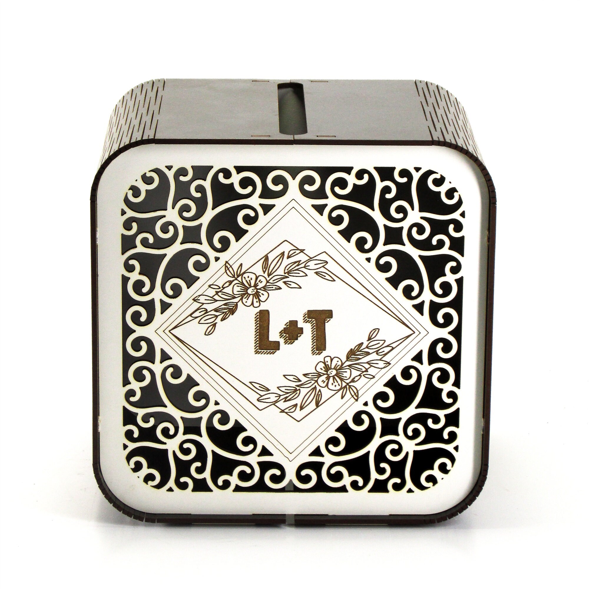 Square Wedding Card Box Template Unique Wedding Detail - Etsy