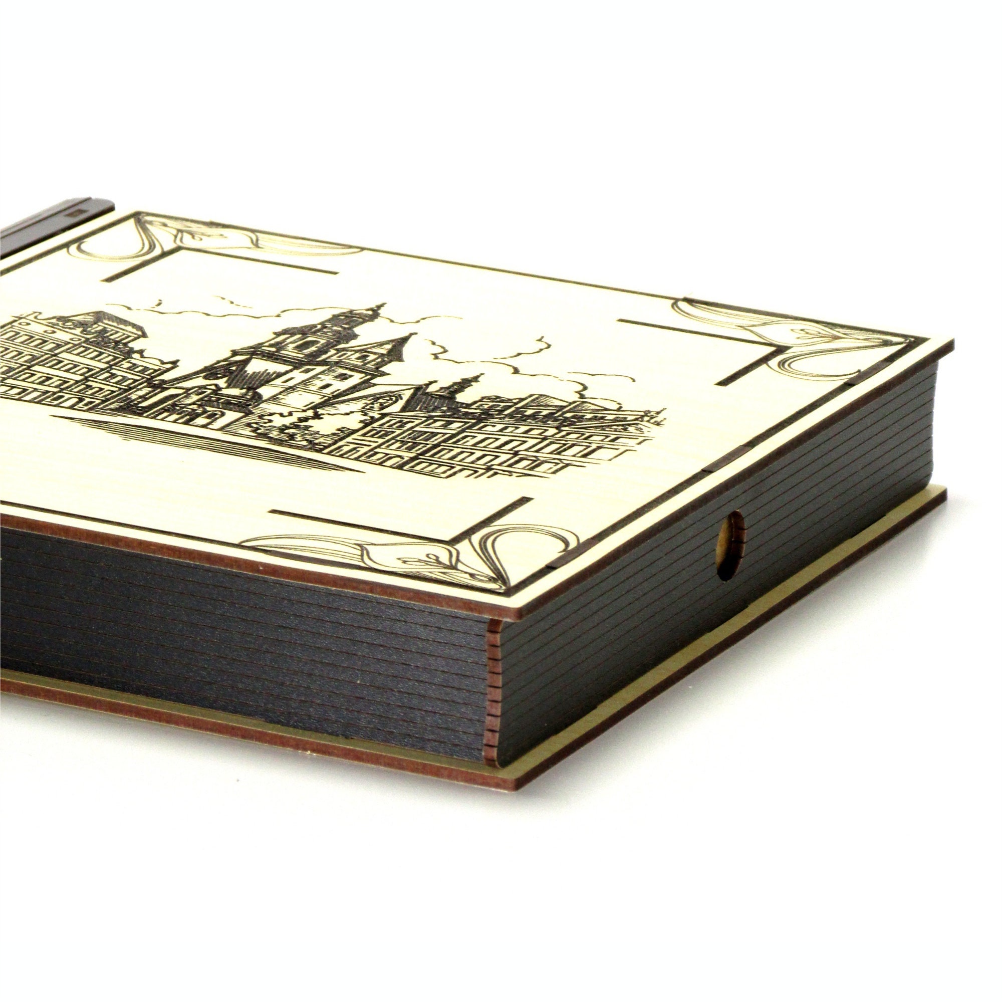 Custom Design: Sliding Multi-purpose Wooden Book Box Template Chocolate ...