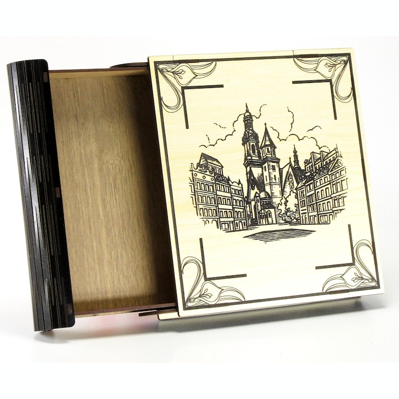 Custom Design: Sliding Multi-purpose Wooden Book Box Template - Etsy