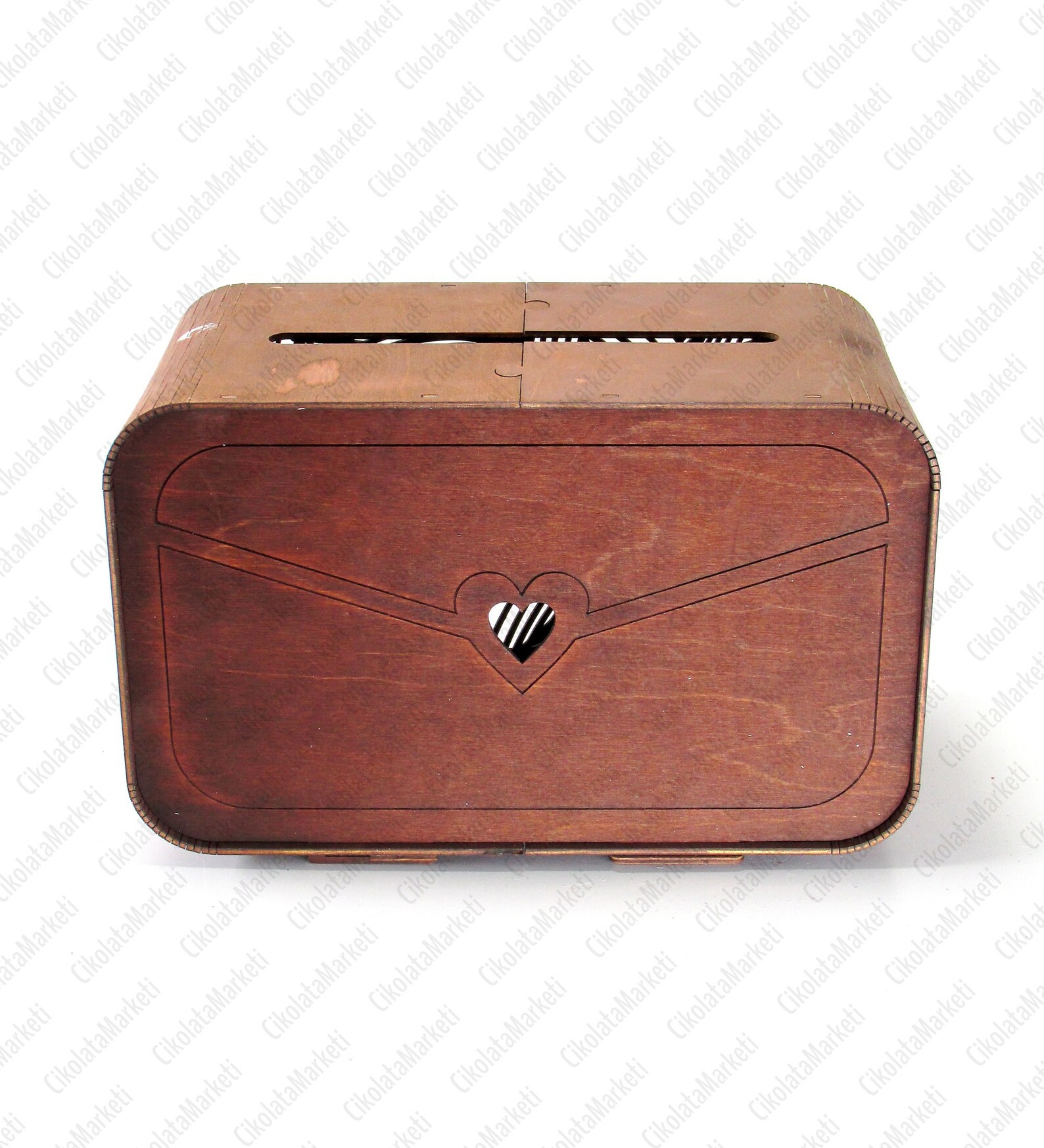 Wedding Gift Card Box Template Wedding Card Box With Slot - Etsy