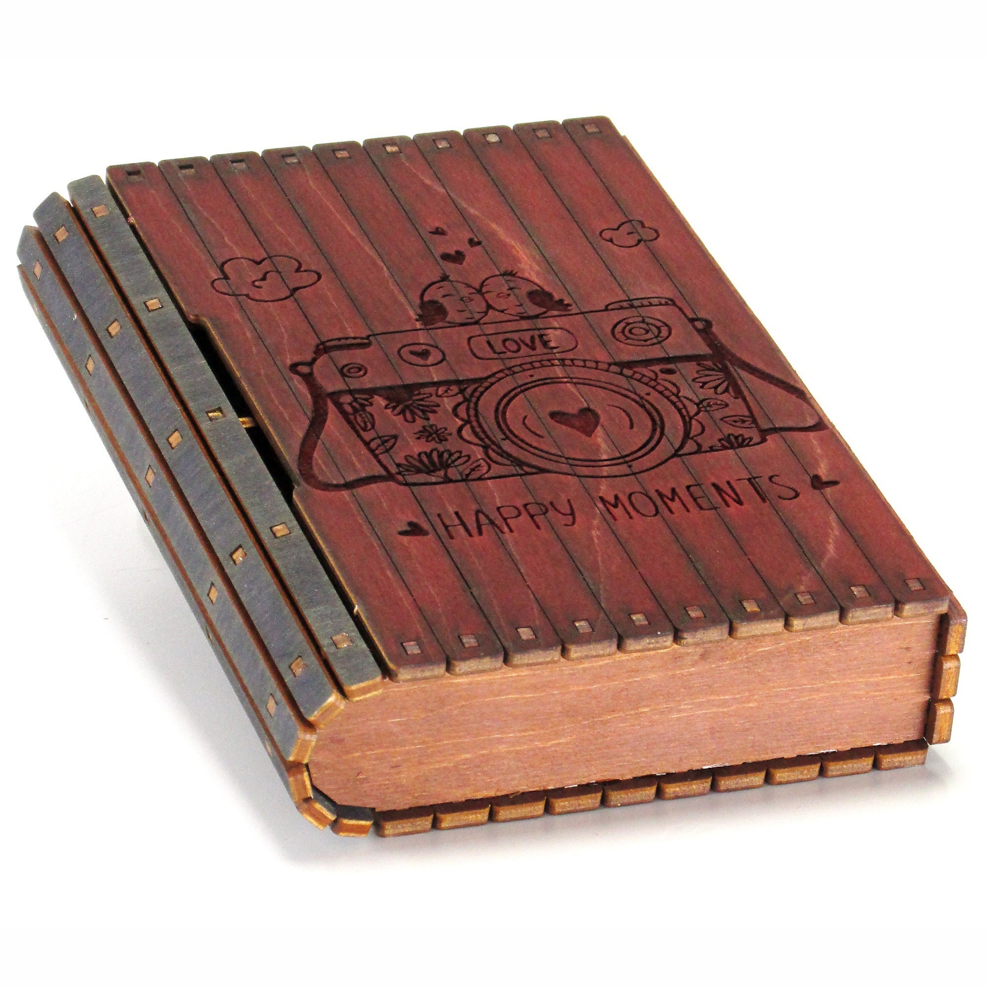 Slider Large Wooden Book Box Template for DIY Projects - Etsy