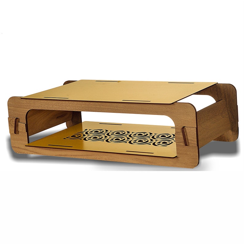 Wooden Monitor Riser Template Work Comfortably & Ergonomically Monitor ...