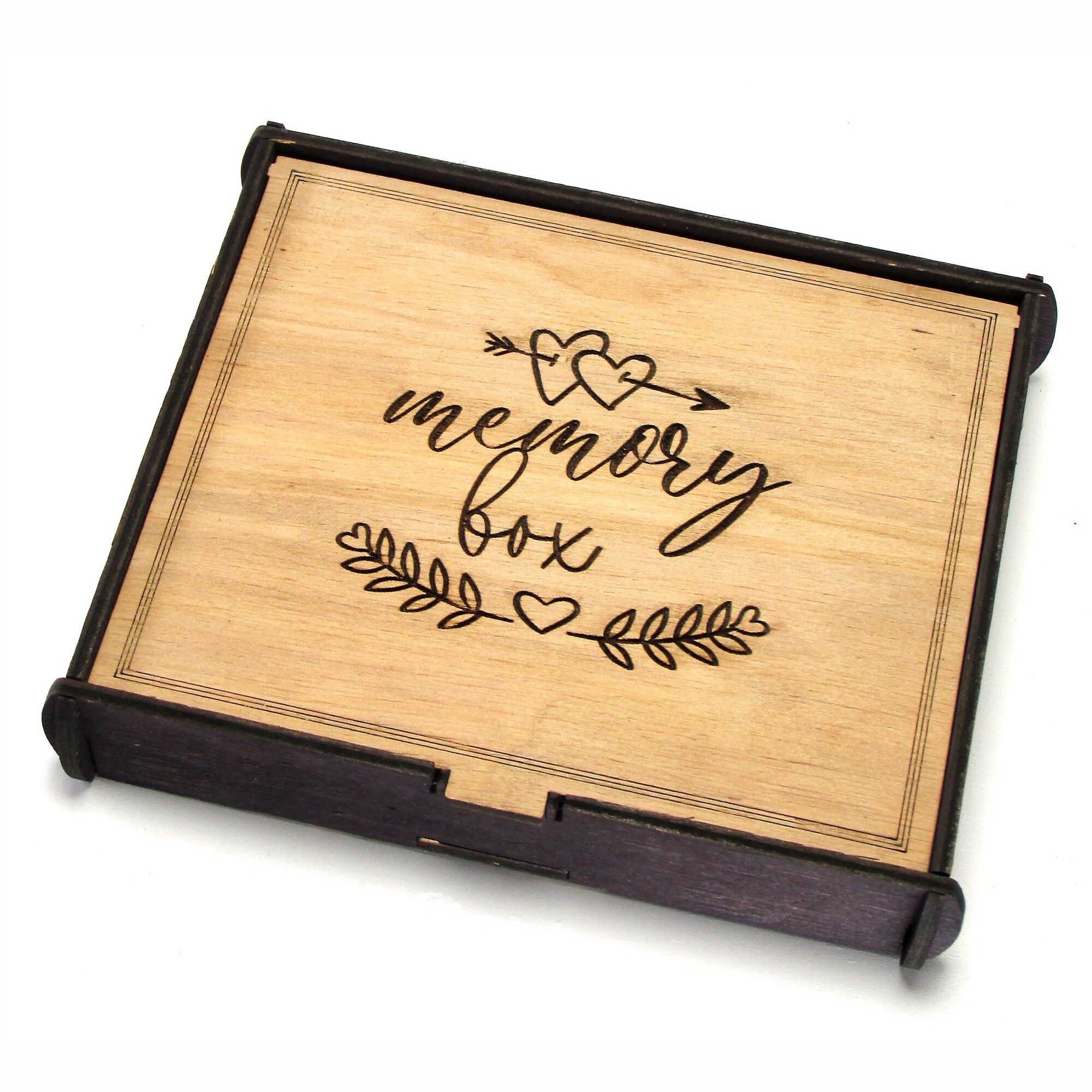 Photo Box Template 4x6 10x15cm Memory Box Storage, Engraved Keepsake ...