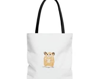 Hamster Dandelion Tote Bag Hamster Tote Bag Beach Bag - Etsy