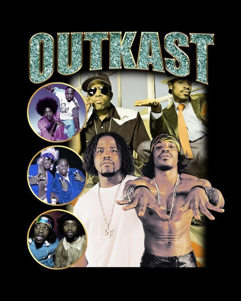 Outkast Oldschool Rap Png Digital - Etsy