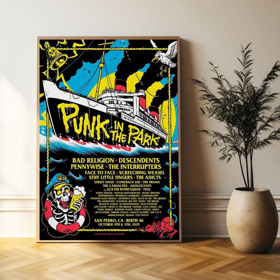 Punk in the Park at Berth 46 in San Pedro, CA on October 4-5 2025 Tour ...
