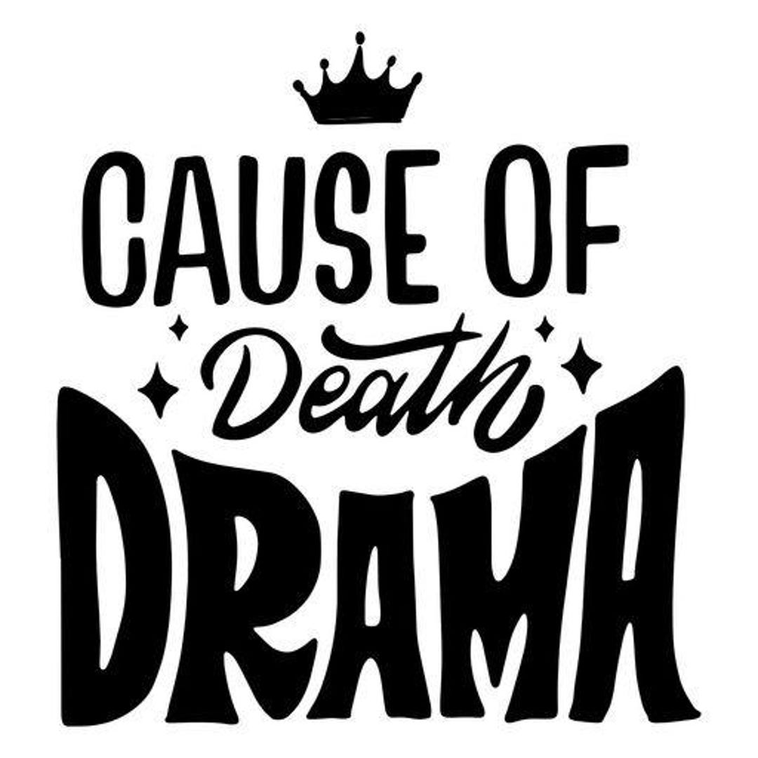 Drama Lettering Quote PNG Digital - Etsy